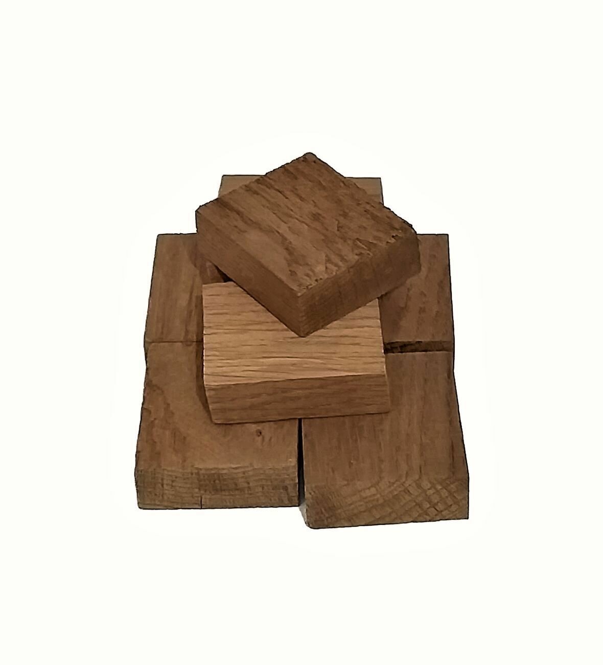 Кубики француз дуб сильный обжиг 1000 г