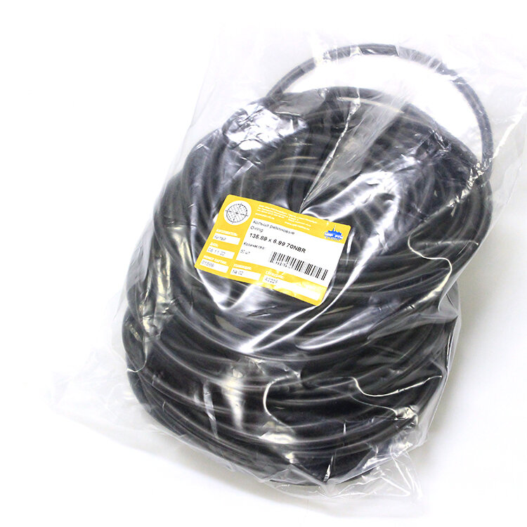 Кольца резиновые уплотнительные (O-ring) 135.89х6.99 70NBR (упаковка 50 шт.)