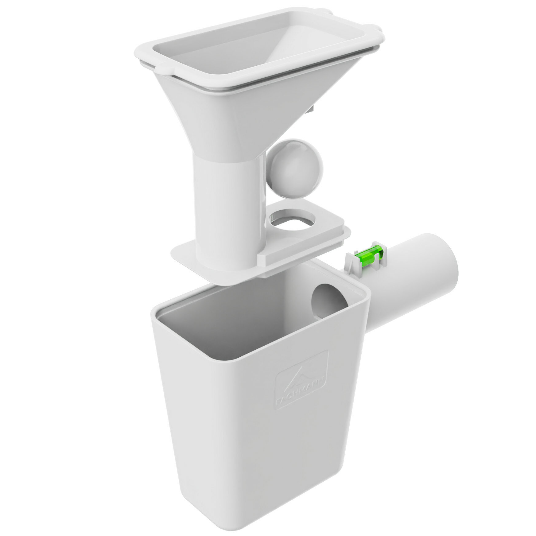 Воронка капельная Fachmann с индикатором наклона, сухой затвор