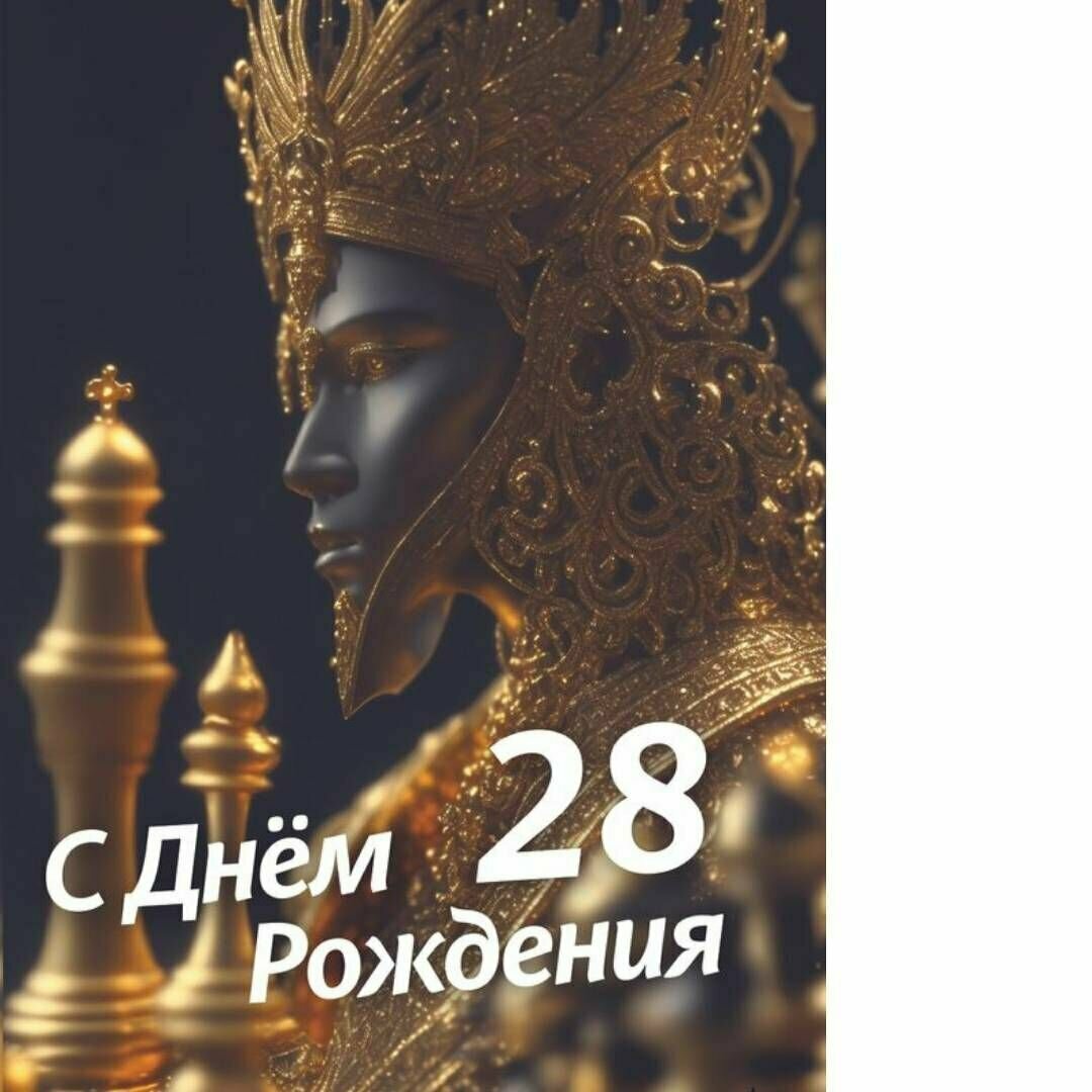 Подарочная открытка-диплом на День Рождение мужчине 28 лет