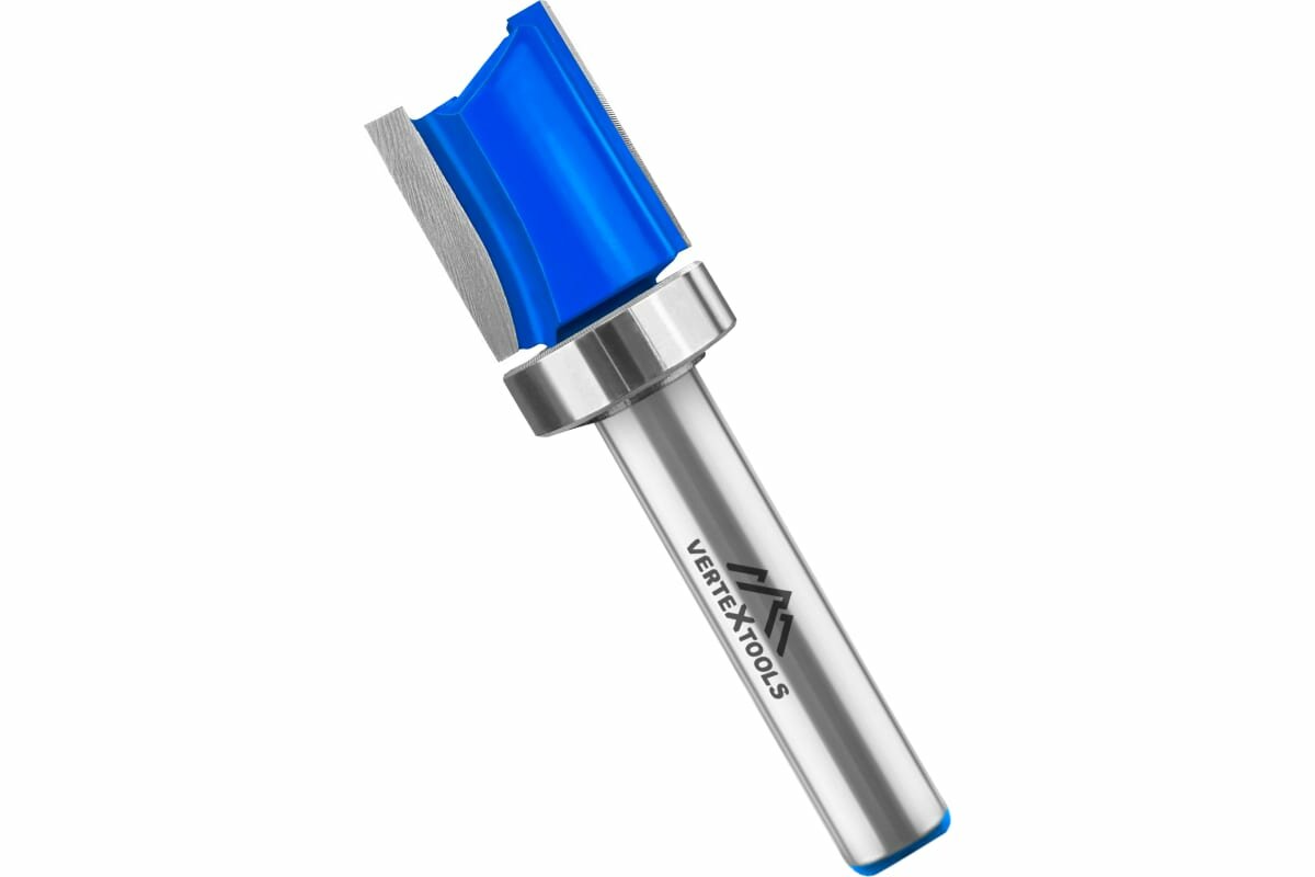 Фреза кромочная прямая VertexTools Ø 16 мм. / 8 мм. хвостовик