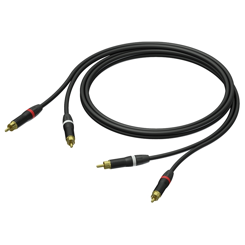 Procab PRA800/5- Аудиокабель 2хRCA (вилка-вилка), гибкий, UltraFlex™