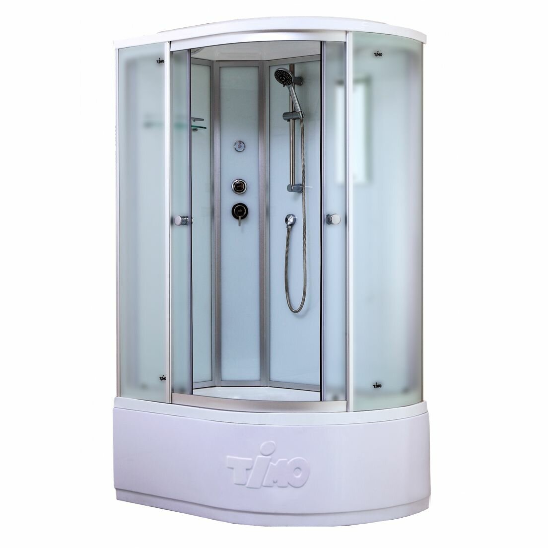 Душевая кабина Timo (Тимо) Standart T-6620SFL цвет профиля хром, стекло матовое 5 мм 85х220х120 см