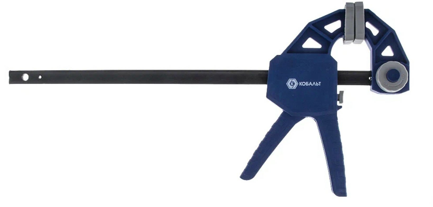 Струбцина кобальт F-образная 244-728, быстрозажимная, для дерева, 30 см