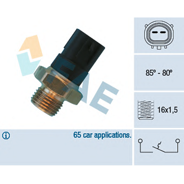 FAE 36480 (36480FAE / MB356704 / MB660663) датчик включения вентилятора