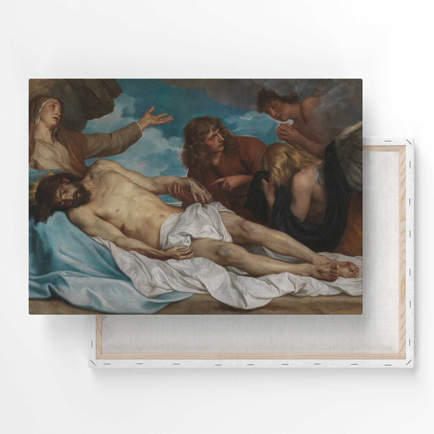 Картина на холсте, репродукция / Антонис ван Дейк - The Lamentation / Размер 40 x 53 см