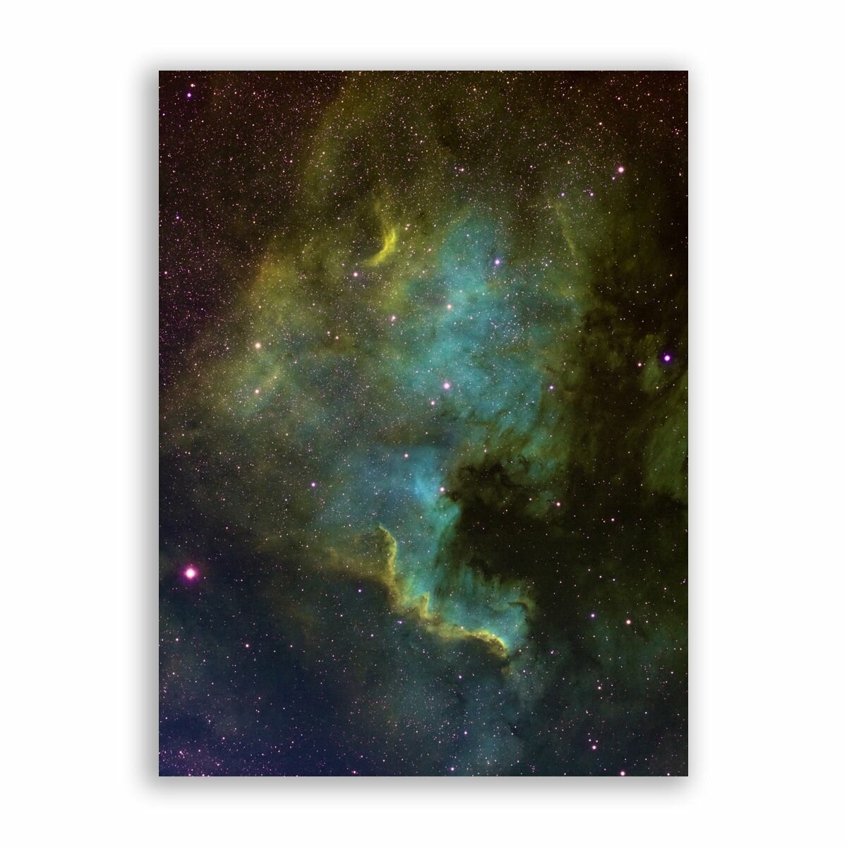 Постер, плакат на бумаге / Nebula / Туманность / Размер 60 x 80 см