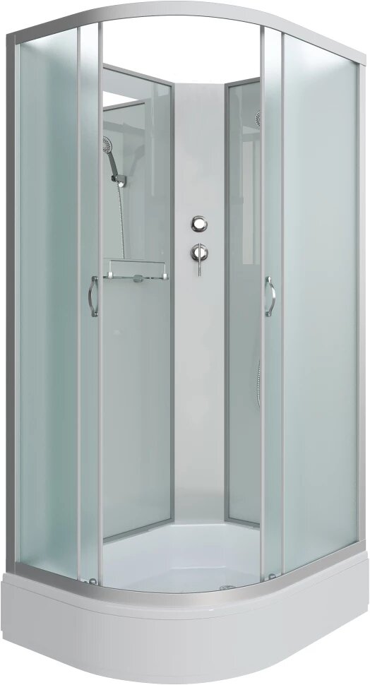 Душевая кабина 100x80x200 см Niagara NG-33084-14RBK матовое