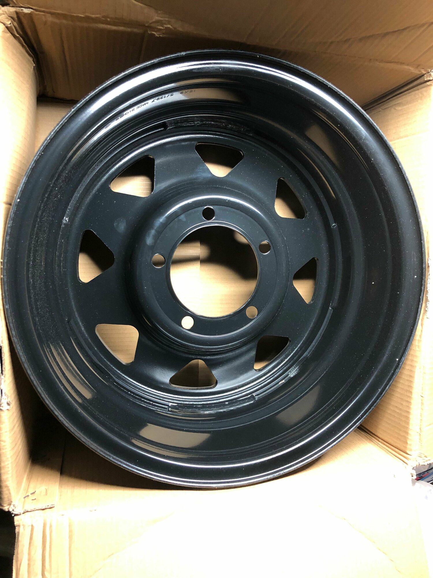 Диск колеса стальной OFF-ROAD Wheels UAZ 16x8 5x139.7 d110 ET-19 черный