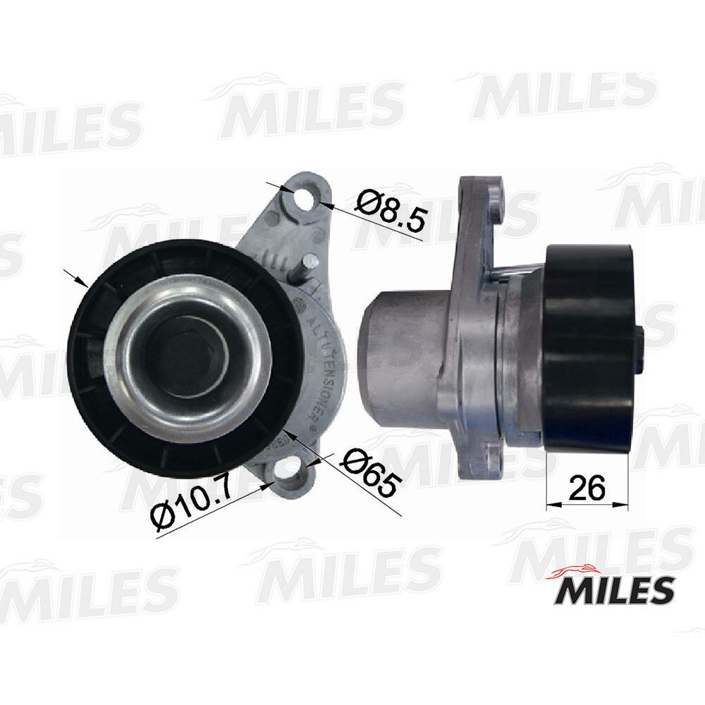 Натяжитель ремня приводного CITROEN C2/C3/C4/PEUGEOT 307 1.4/1.6