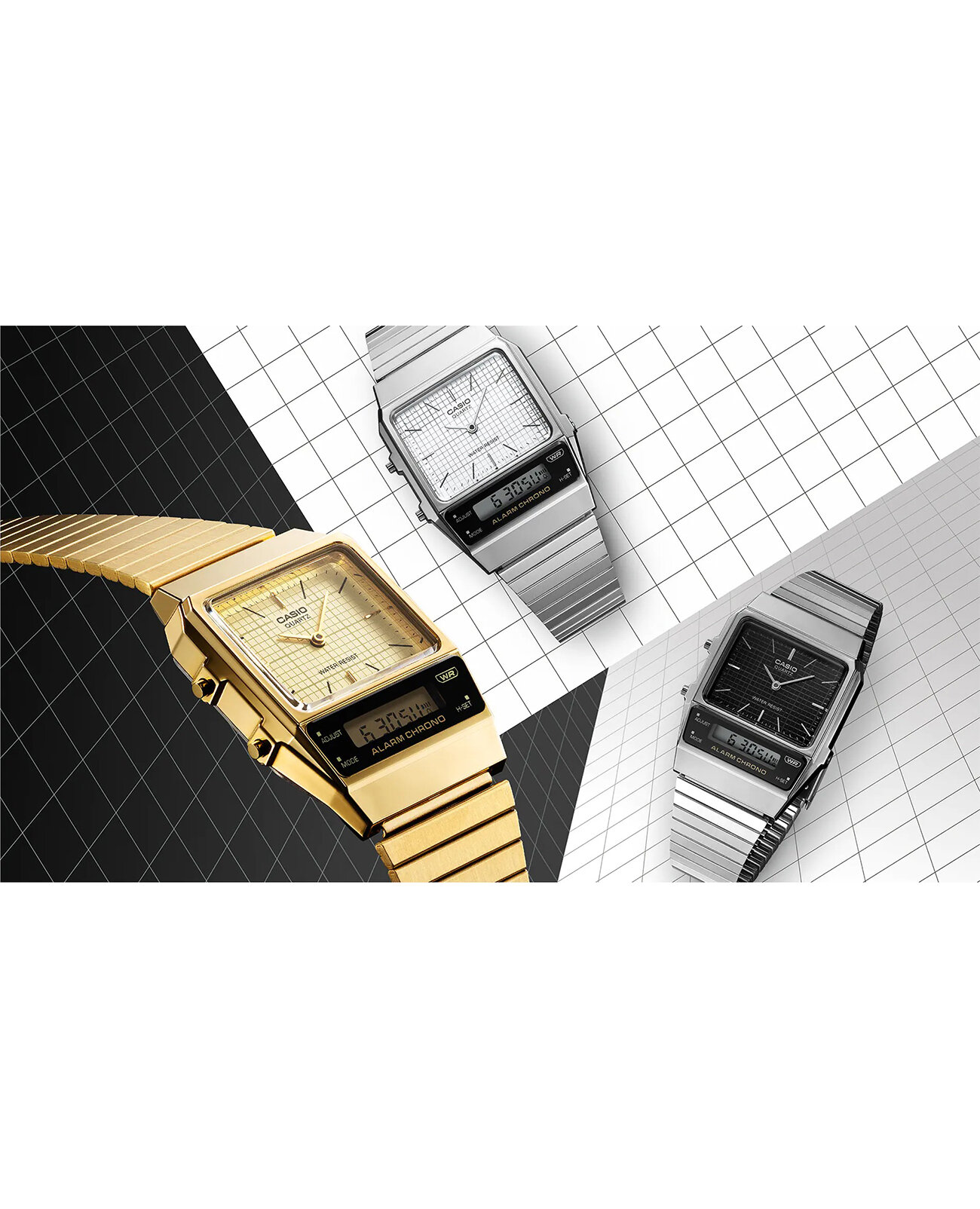 Наручные часы CASIO, черный/серебряный — фото 1