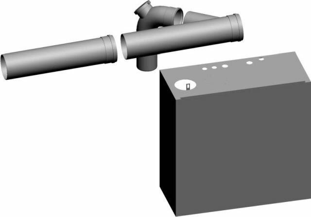 Дымоход Комплект дымовых труб DN200/250 WOLF арт. 2651305