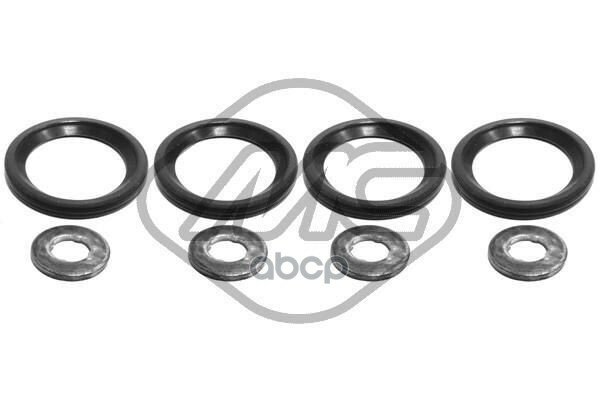 Ремкомплект уплотнений форсунки FIAT-OPEL 1.3JTD (8шт) METALCAUCHO арт. 06585
