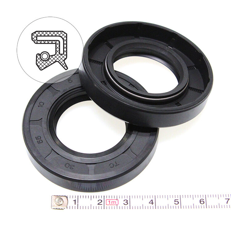 Манжета армированная (Сальник) 30х55х10 (тип 2 / TC) 70NBR