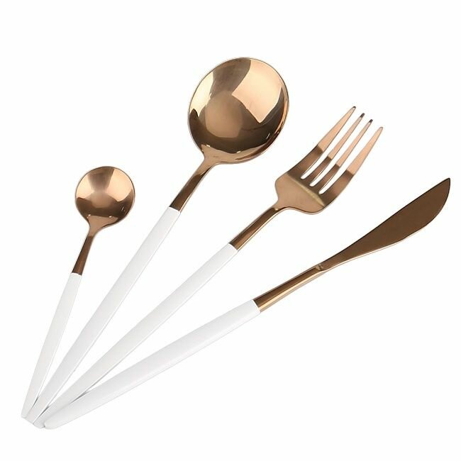 Набор столовых приборов на 1 персону 4 предмета подарочная упаковка