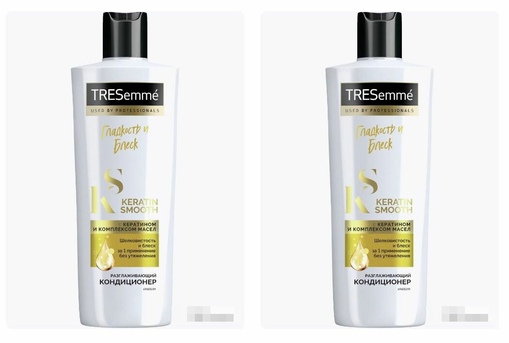 Tresemme Кондиционер для волос, разглаживающий, 400 мл, 2 шт
