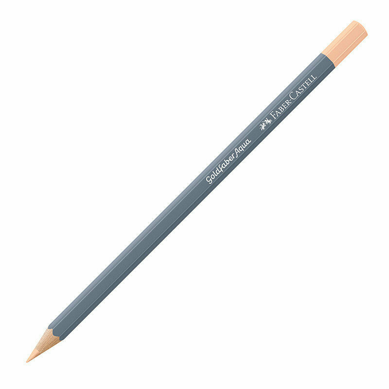 Акварельные карандаши Faber Castell Карандаш акварельный Faber-Castell Goldfaber Aqua, 132 красно-бежевый (телесный светлый)