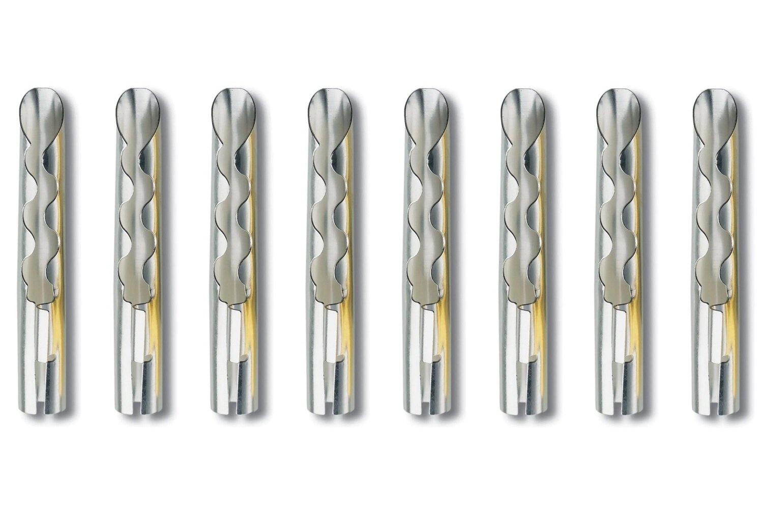 Коннекторы акустические Inakustik Premium Banana Hollow Tip silver, комплект 8 шт