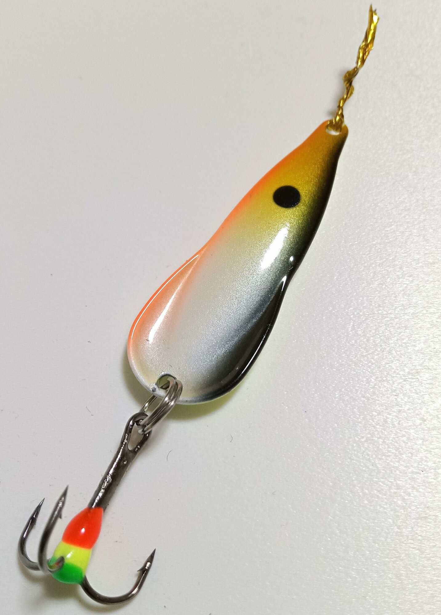 Блесна вертикальная ROSYDAWN R-9, 55мм, 10гр поисковая приманка на окуня, сига, щуку, #8