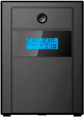 Источник бесперебойного питания IPPON Back Basic 1200 LCD Euro 720Вт 1200ВА, черный