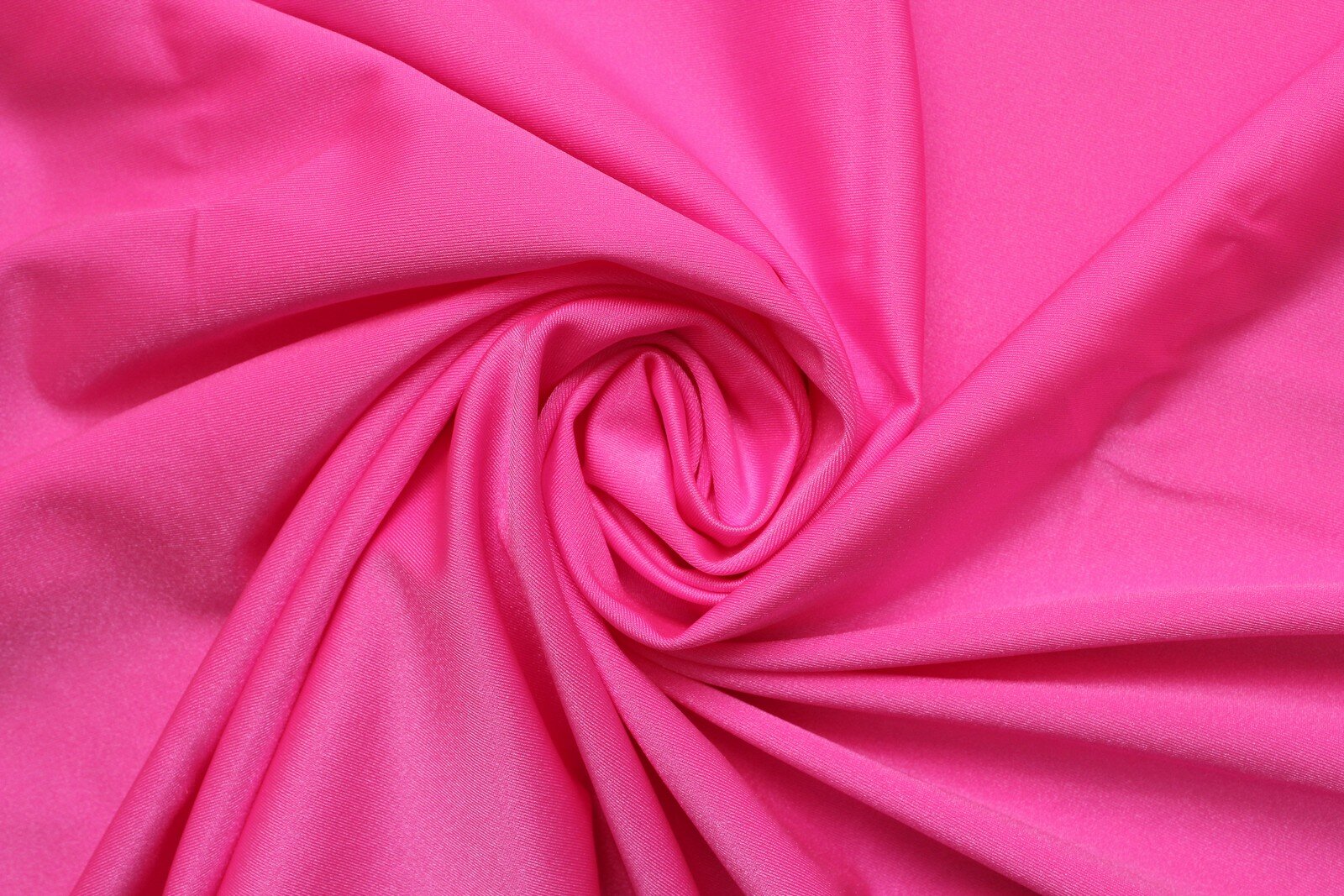 Ткань Лайкра-бифлекс насыщенно-розовая, яркая, ш150см, 0,5 м