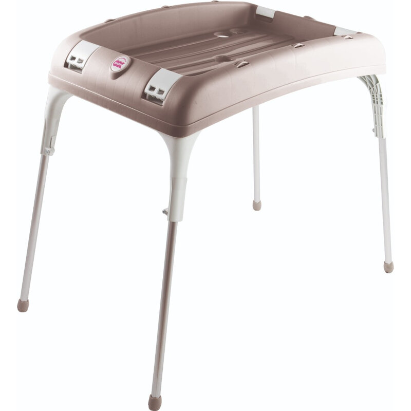 Подставка для ванночки Baby Ok Cavalletto, белый/бежевый, 61х81х101 см