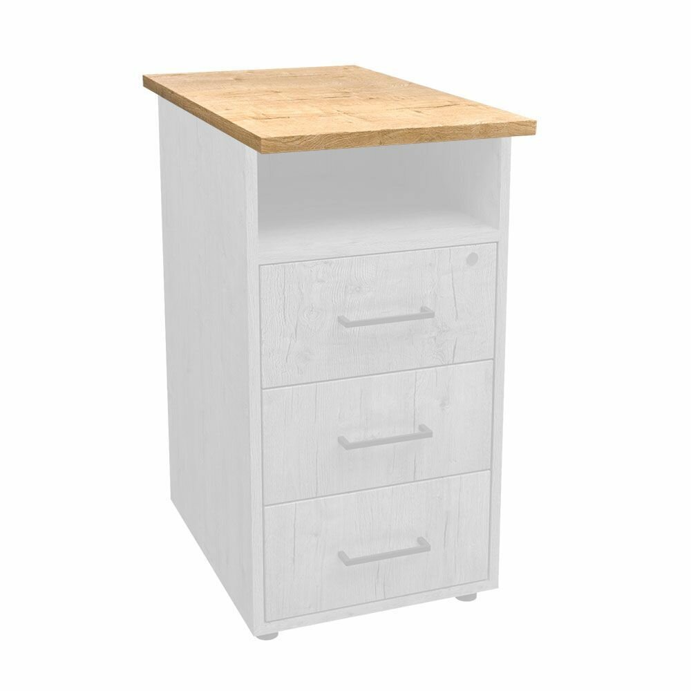 Топ на тумбу ТП50 КТП40-70, р. 400х700х22, Дуб бунратти