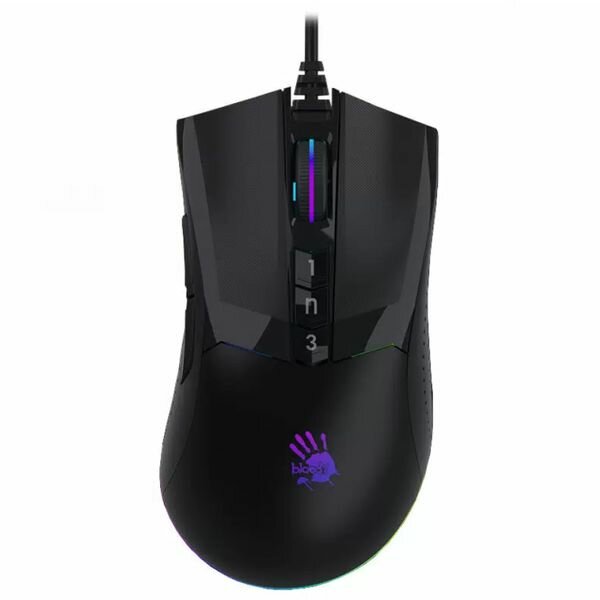 Мышь A4Tech Bloody W90 Pro, проводная, USB, для правой руки, подсветка