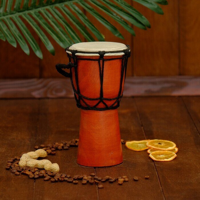 Музыкальный инструмент барабан джембе 'Классика' 20х12х12 см