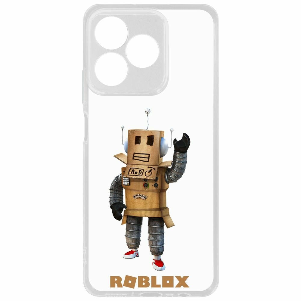 Чехол-накладка Krutoff Clear Case Roblox-Мистер Робот для Realme Note 50