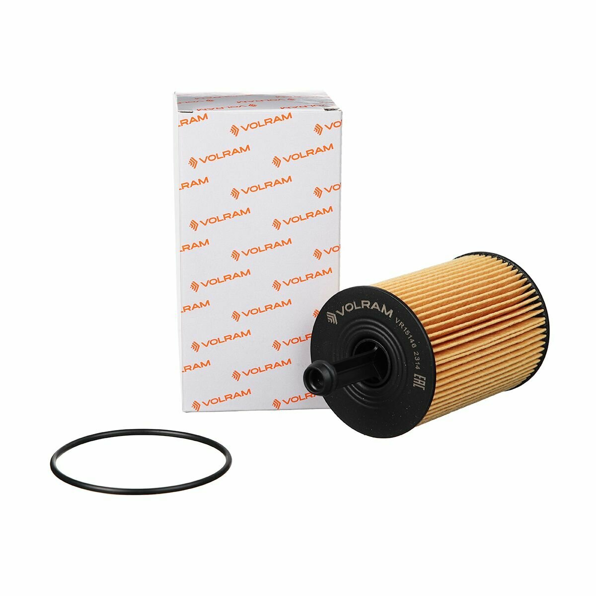 Фильтр масляный Volram VR15146 (элемент) VW Tiguan 2.0 TDI (07-18), Touareg 2.5 TDI (03-10); Skoda Fabia