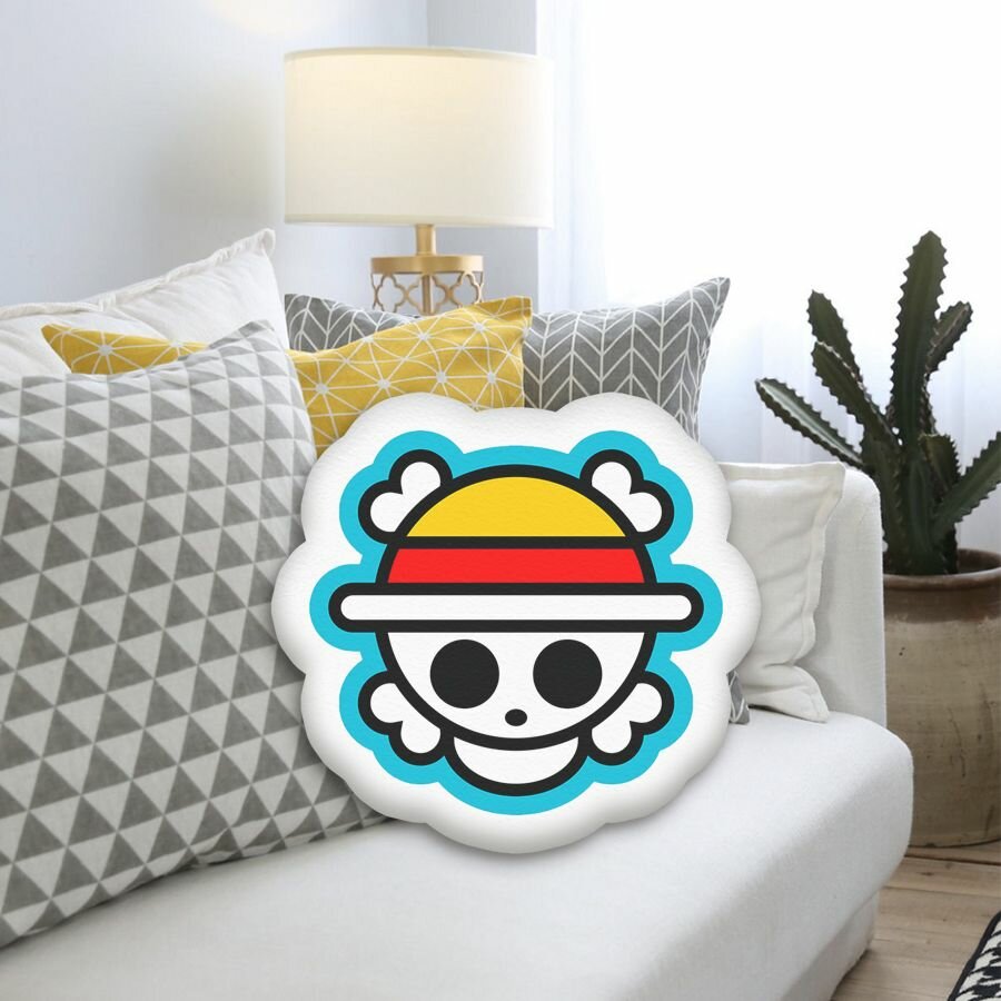 Мягкая фигурная подушка Чиби One Piece Ван-Пис BCH1020 40см