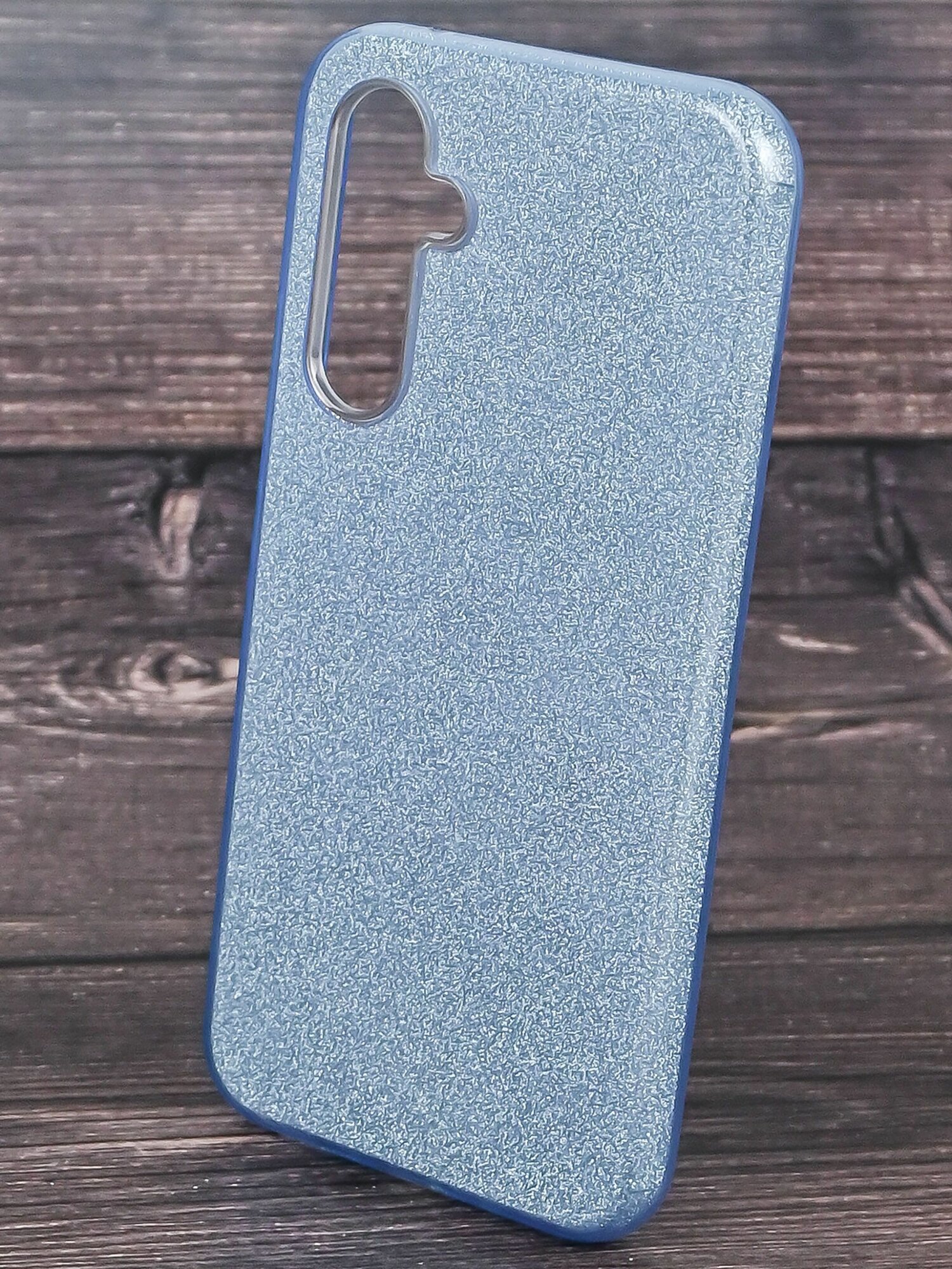 Силиконовый чехол бампер на смартфон Samsung Galaxy A54 5G переливающийся с блестками, защитная блестящая накладка для телефона Самсунг Галакси а54