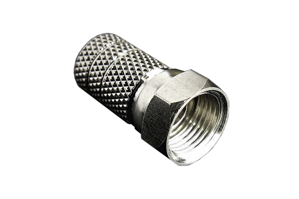 Разъем телевизионный Cavel штекер F 113-55 накрутка на кабель D6 мм