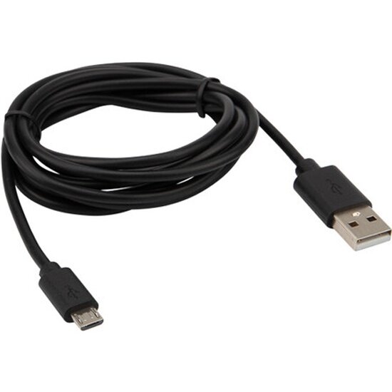 Кабель Rexant USB-A - microUSB 1 А, 1.8 метра, черный