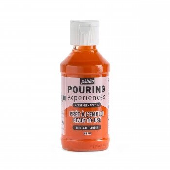 Акриловые краски Pebeo "Pouring", для техники Флюид Арт, 524612, 118 мл