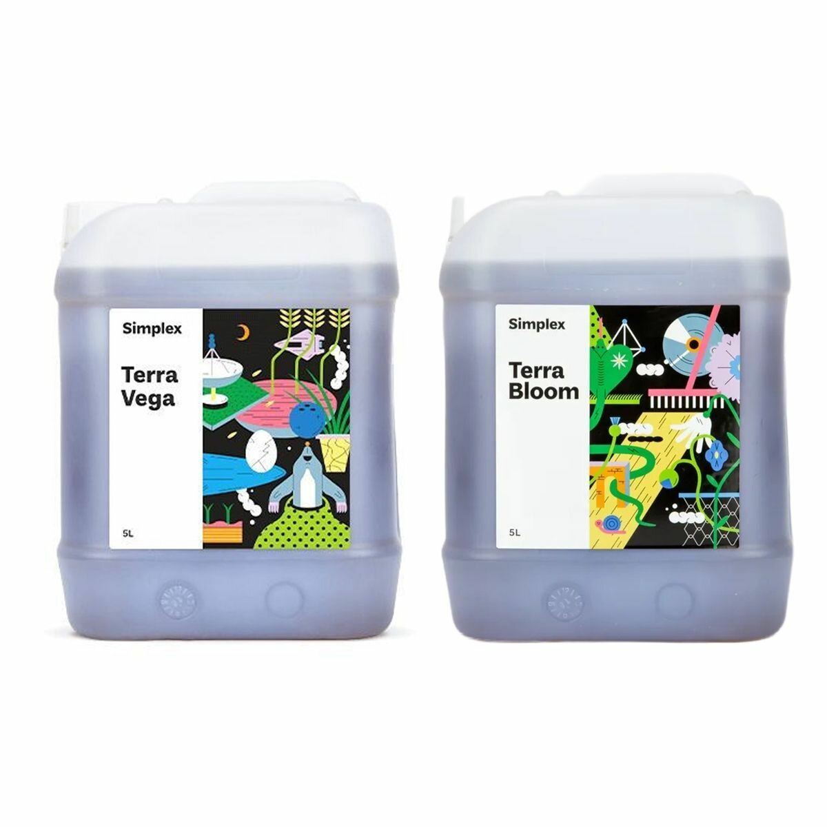 Комплект удобрений Simplex Terra Vega и Terra Bloom (по 5 л)