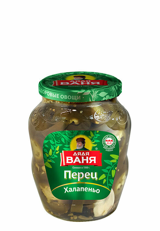 Перец Дядя Ваня Халапеньо, 350г x 3 упаковки