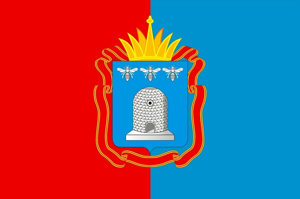 Флаг Тамбовской области, Размер: 75х50 см.