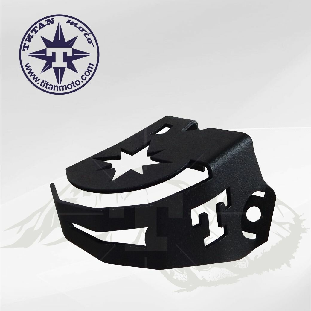 Защита заднего тормозного бачка BMW R1200GS, R1200GS Adv, HP2, R nineT Чёрный