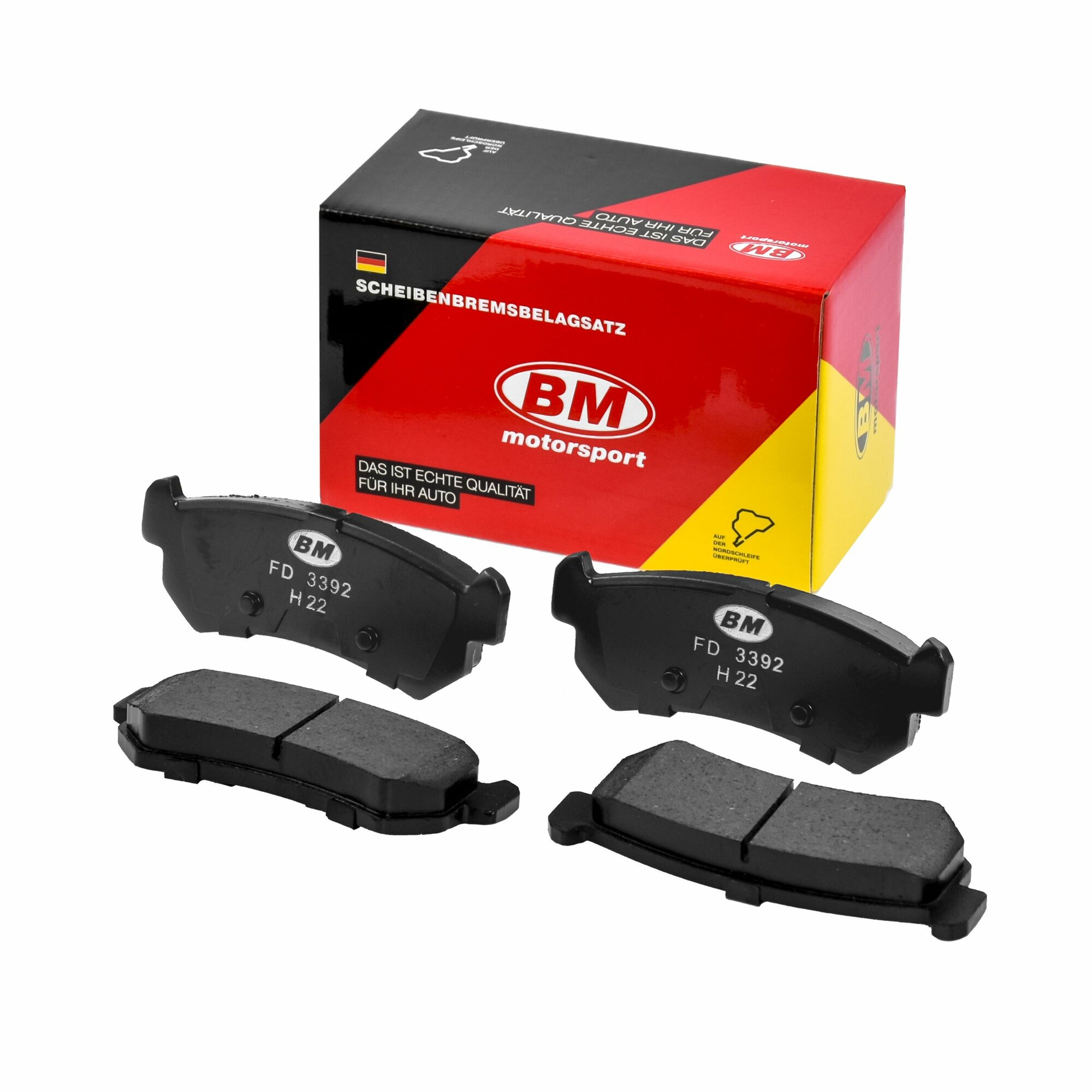 Тормозные колодки дисковые задние BM FD3392 для а/м Chevrolet, Daewoo