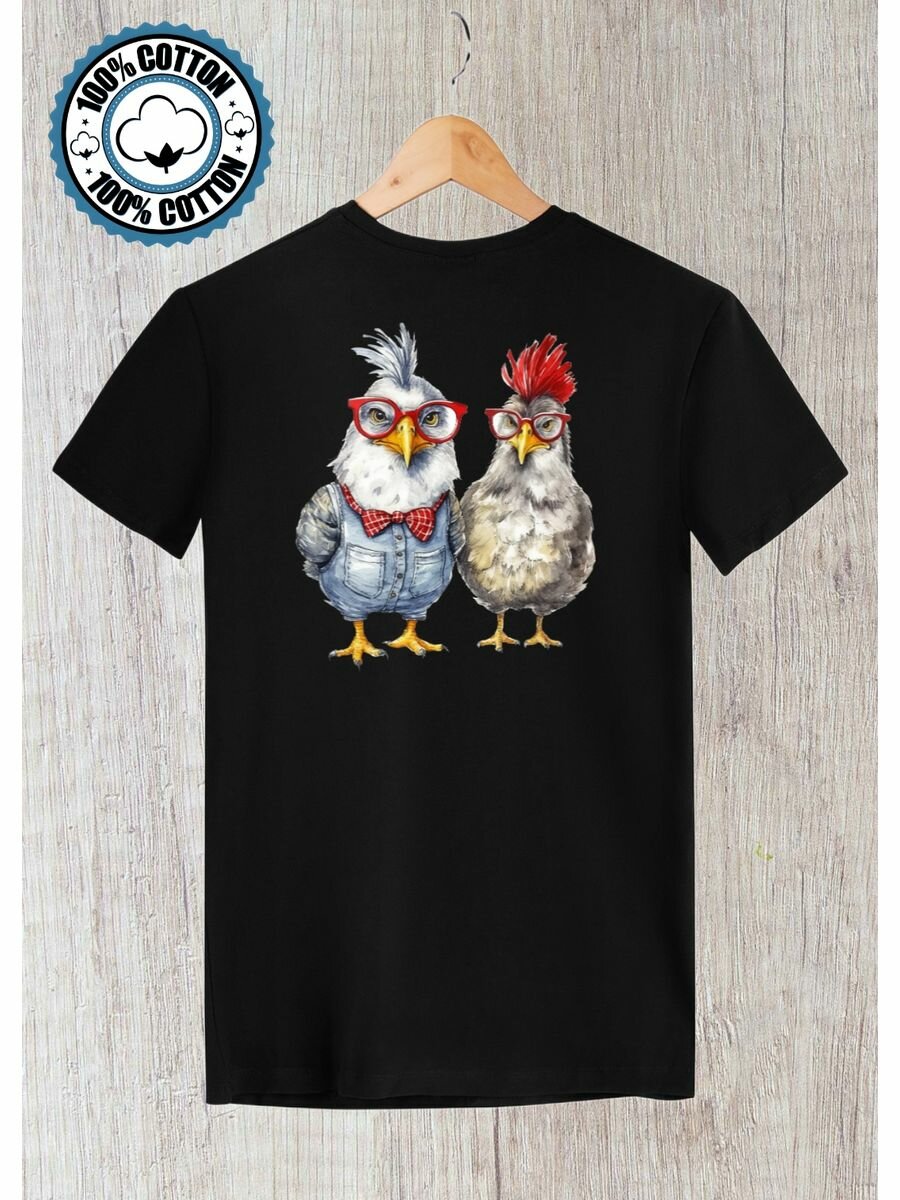 Футболка прикольные курицы