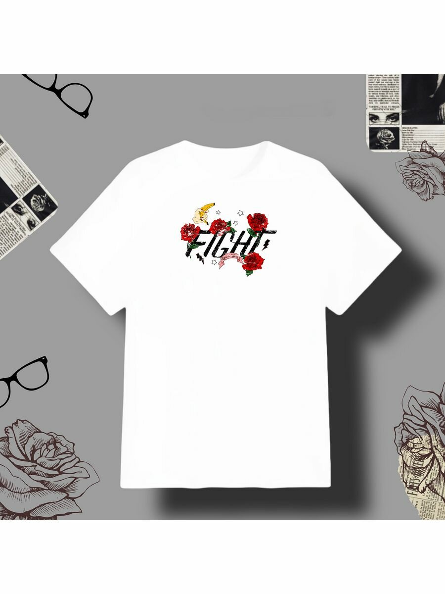 Футболка бой розы