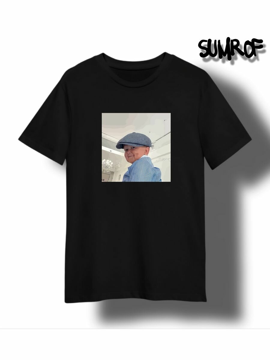 Футболка хасбик в кепке мем