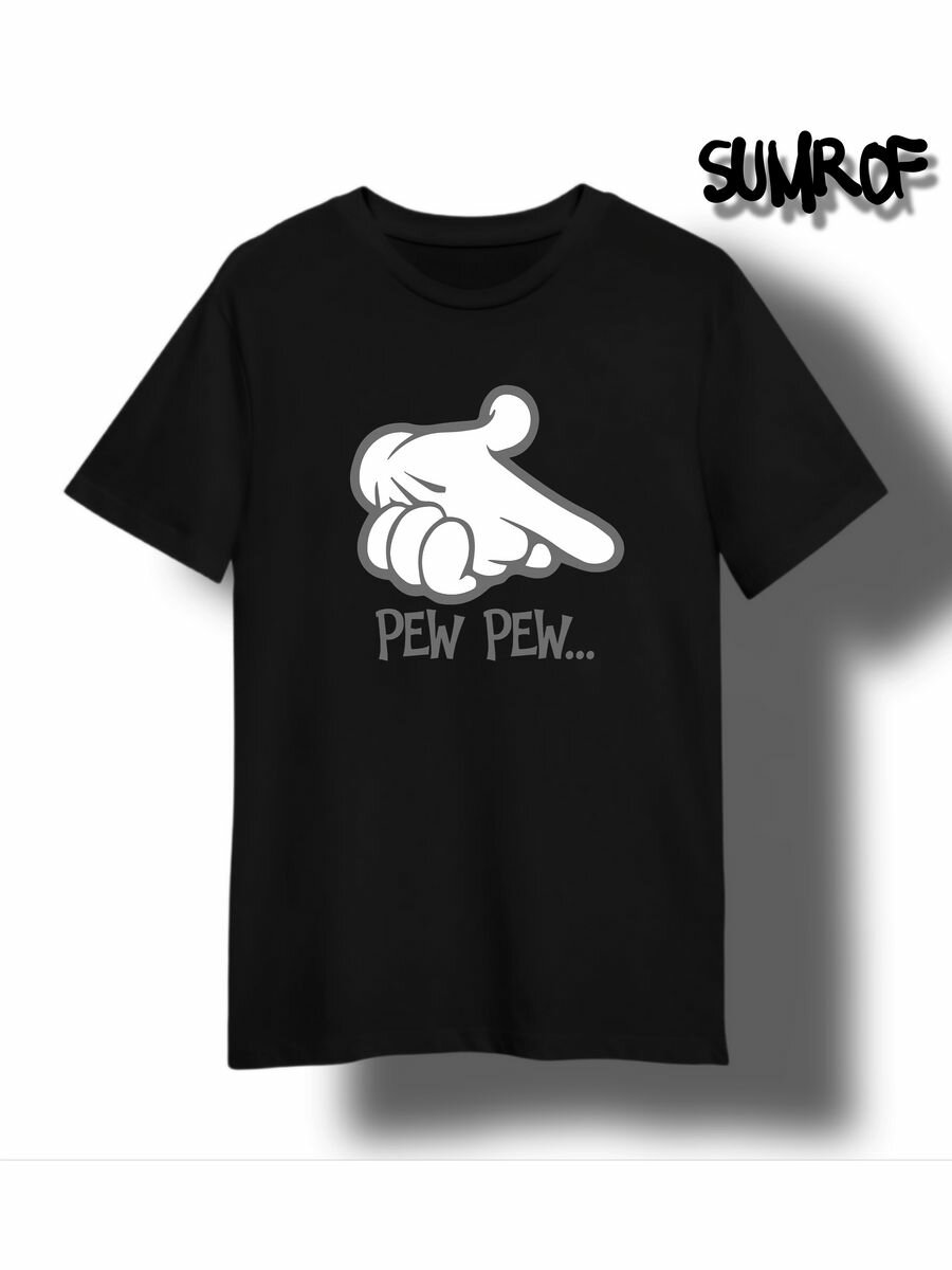 Футболка Zerosell рука микки маус pew