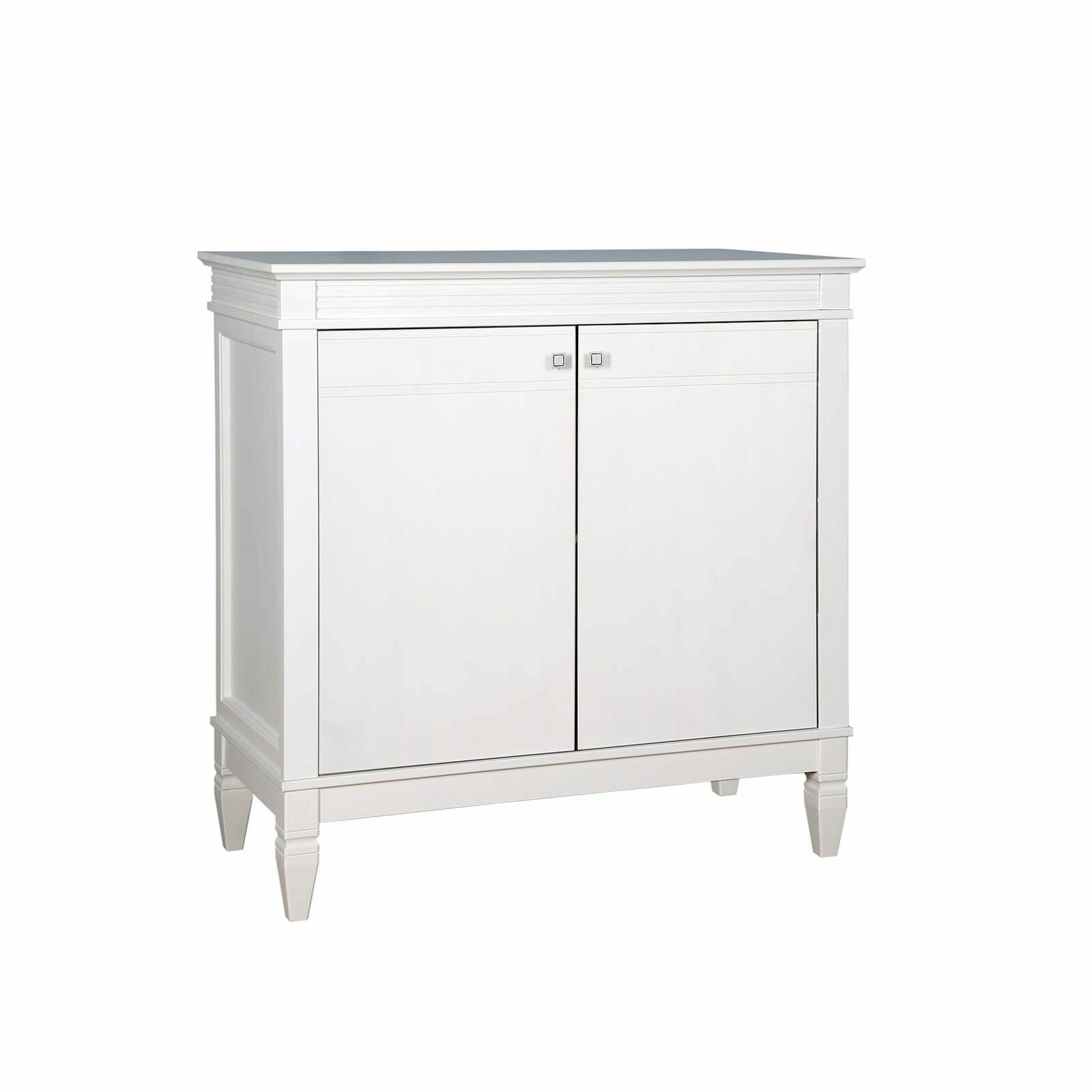 Комод ММЦ Гостиная Ольса 220 (белый лак) из массива сосны, 102 x 101 x 47 см