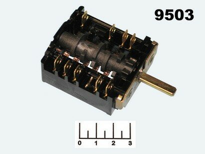 Переключатель для плит 7 позиций 9 контактов ПМ-16-7-03-03/ПМ856-B (Лысьва)