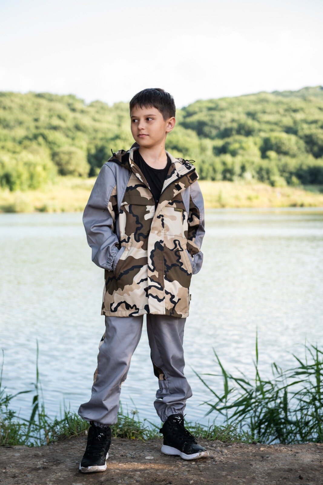 Костюм детский летний SoKol Горка, размер 38-40, камуфляж