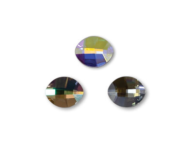 Страз неклеевой Crystal AB 2204 6 x 4.8 мм кристалл серо-голубой 001 BLSH для декора