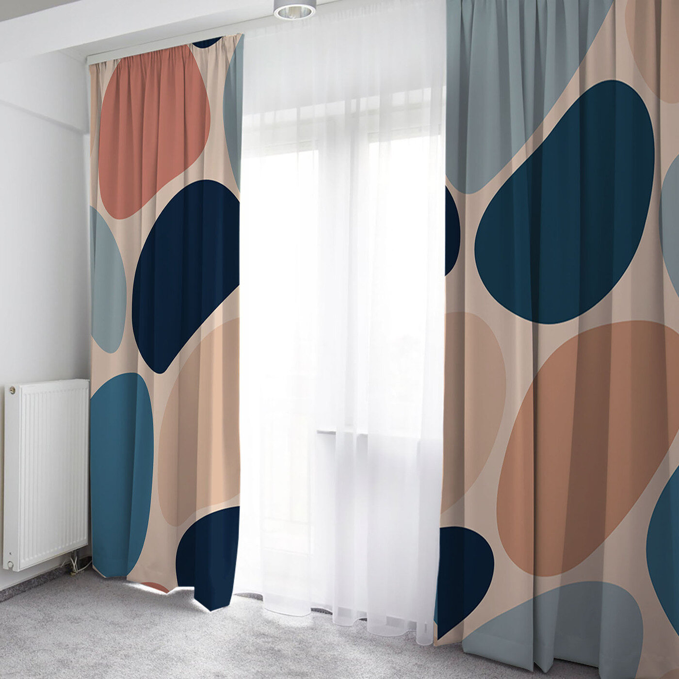 Шторы (фотошторы) из габардина, 290х240 см, Good Room